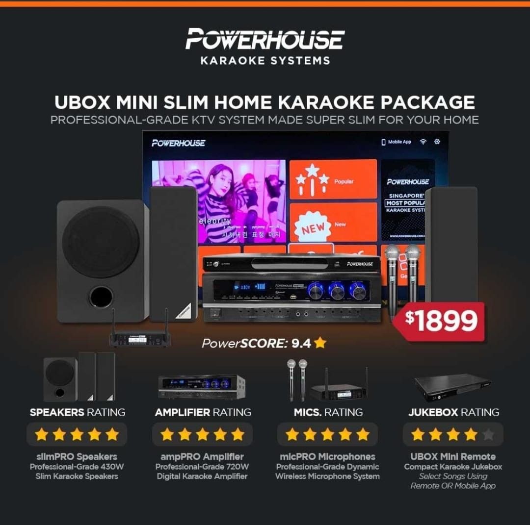 PowerHouse KTV Set, TV & Home Appliances, TV & Entertainment ...