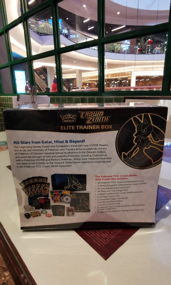 [PRE ORDER] Crown Zenith ETB, Hobbies & Toys, Toys & Games on Carousell