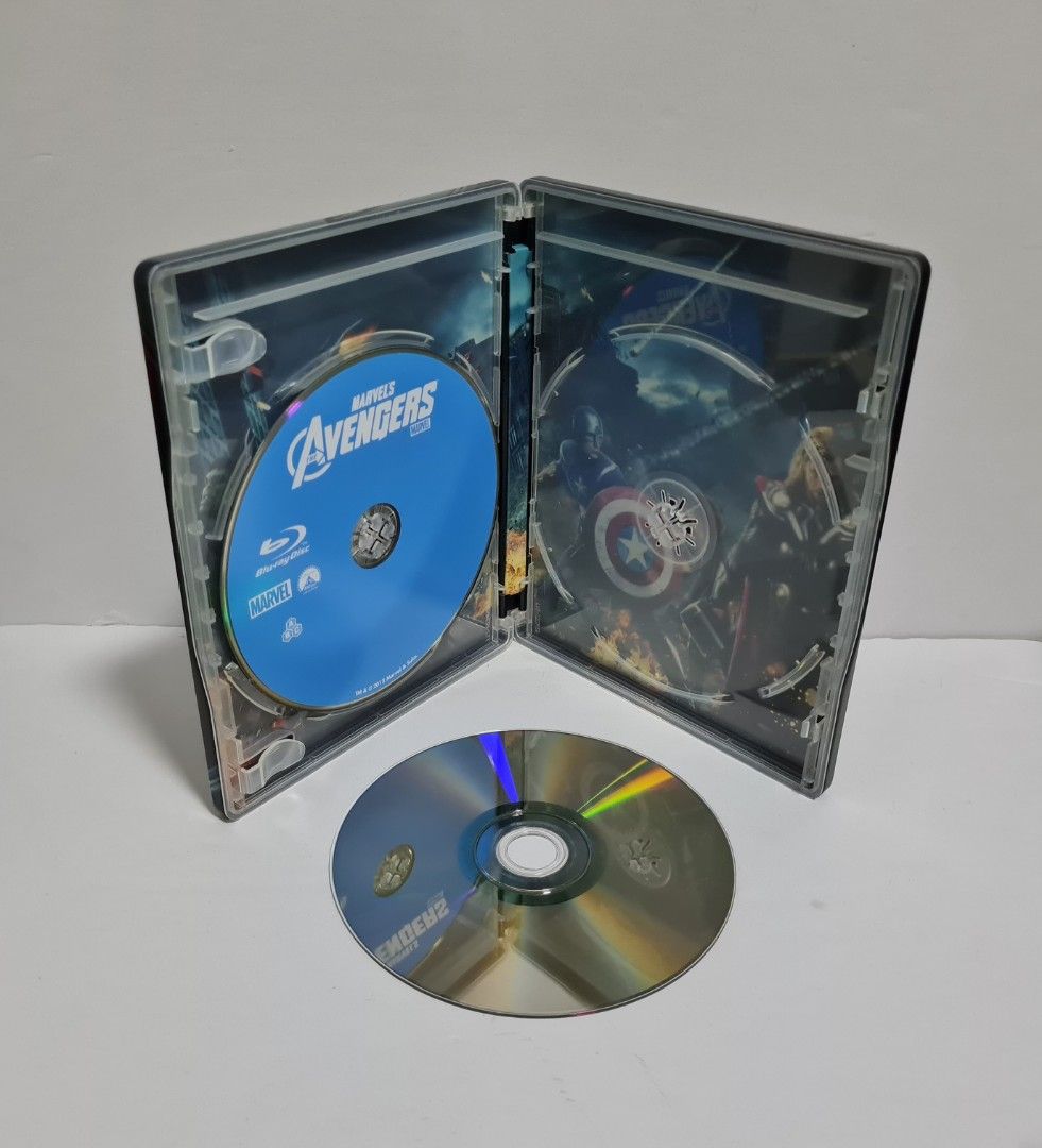 [Pre-Owned] Blu Ray Marvel's Avengers (Blu Ray + DVD) Steelbook Set ...