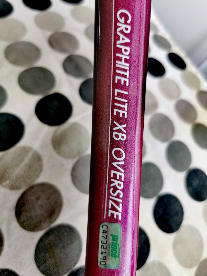 Prince Graphite Lite XB Oversize tennis racket (WIDEBODY POWER) Item ...