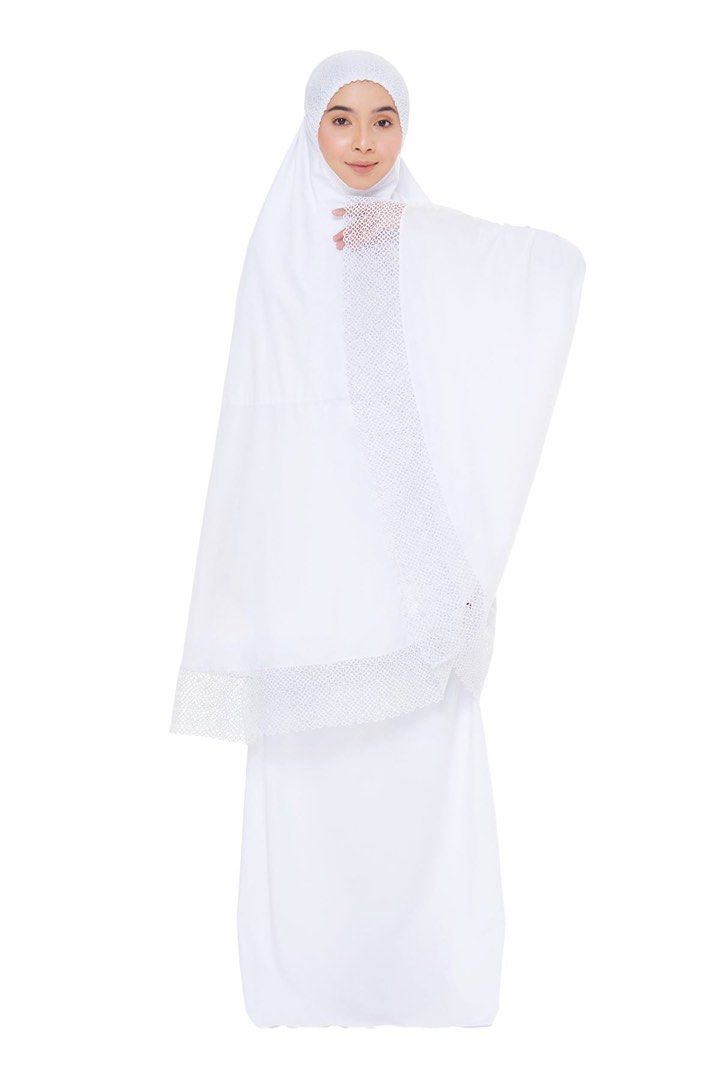 [PROMO] ORIGINAL TELEKUNG SITI KHADIJAH | MODISH LIAN LI IN WHITE, Women's Fashion, Muslimah ...