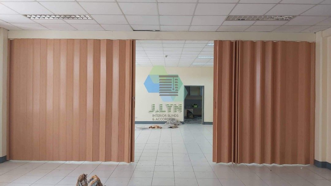PVC Accordion Folding Door, Furniture & Home Living, Office Furniture & Fixtures on Carousell