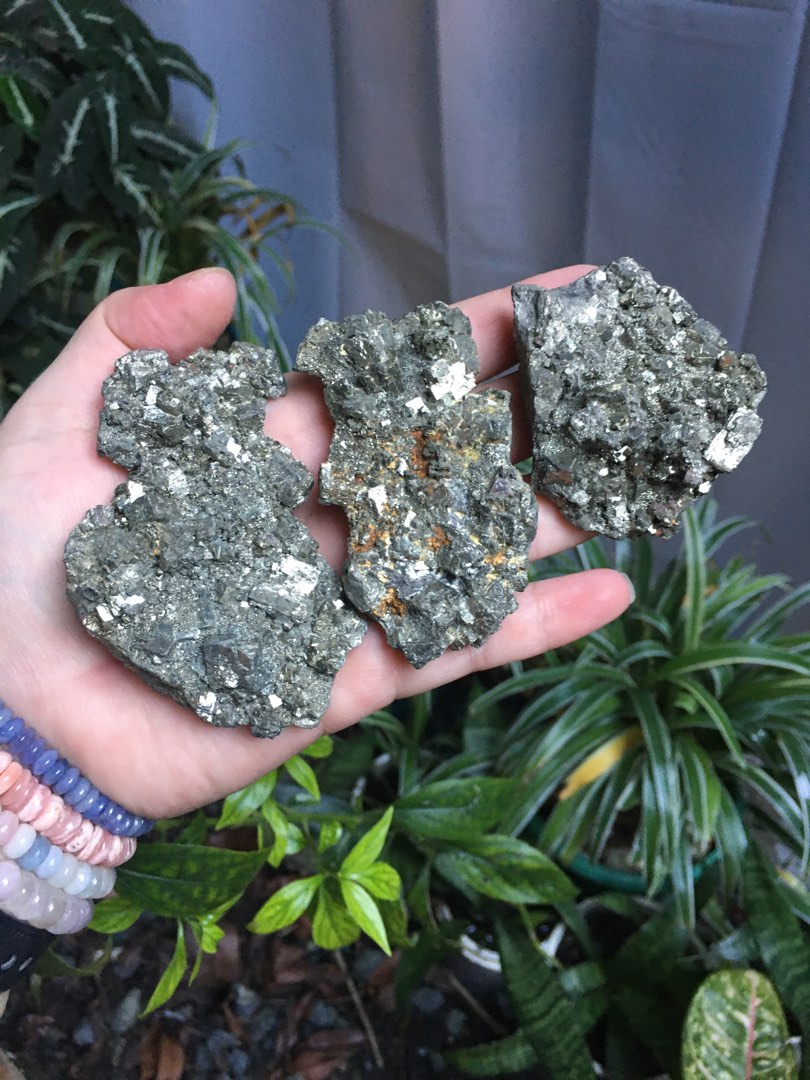 Pyrite Raw From Ireland Natural Crystal sold per piece, Women's Fashion ...