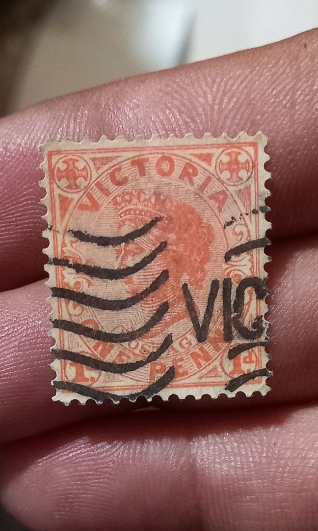 Queen victoria one penny stamp, Hobbies & Toys, Memorabilia ...