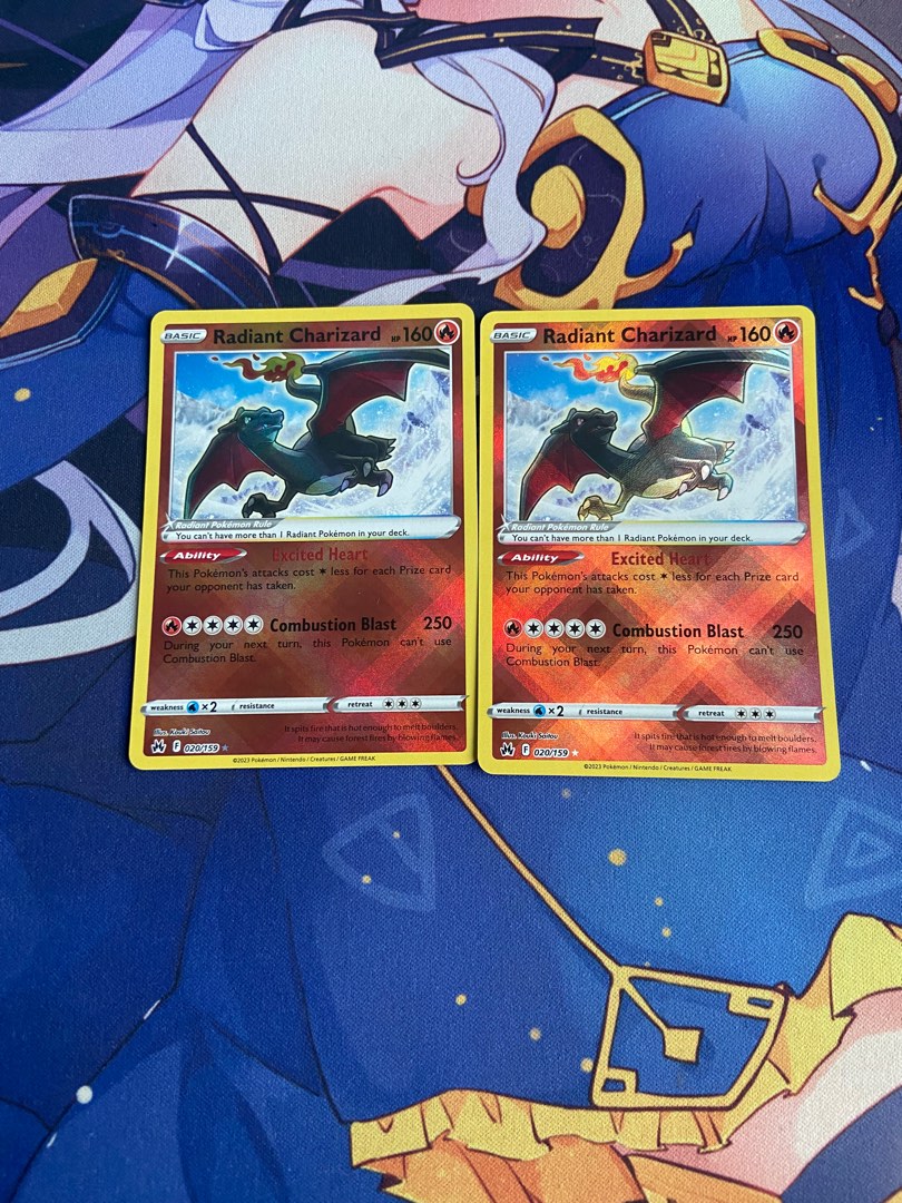 Radiant Charizard, Hobbies & Toys, Toys & Games on Carousell