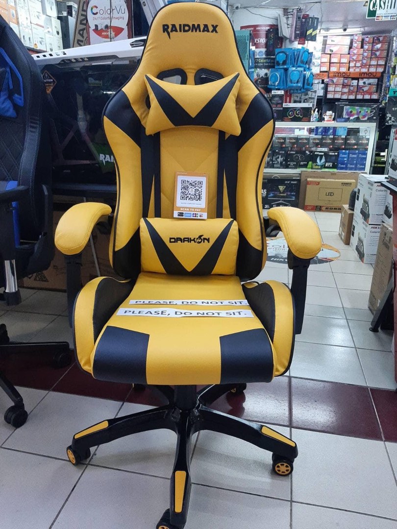 RAIDMAX DK602 GAMING CHAIR, Furniture & Home Living, Furniture, Chairs on Carousell