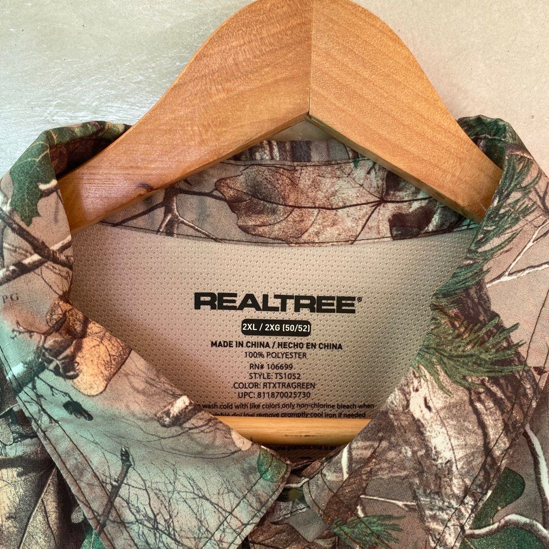 Realtree Extra Green Silk Polo, Men's Fashion, Tops & Sets, Tshirts ...