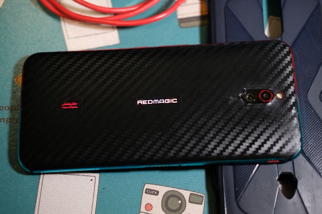 Red Magic 5G Cyber Neon (Covered with Carbon Sticker) 12GB/256GB Global ...