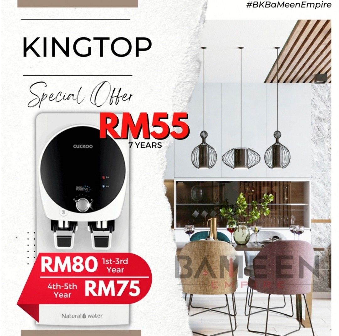 RM55 percuma pemasangan, TV & Home Appliances, Kitchen Appliances ...