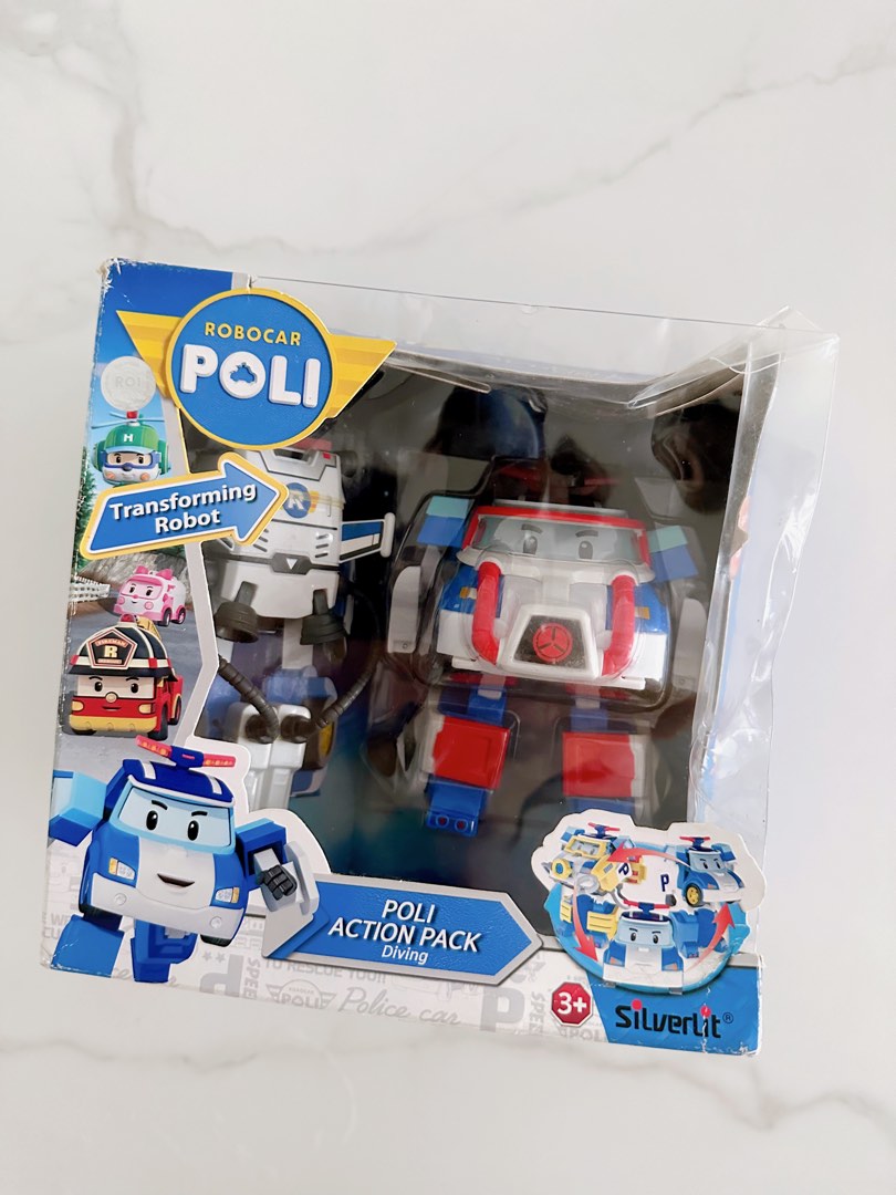 Robocar Poli Action Pack Diving Space Transforming Robot Limited ...