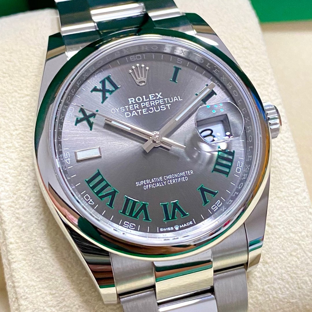 Rolex Datejust 36 Wimbledon, Luxury, Watches on Carousell