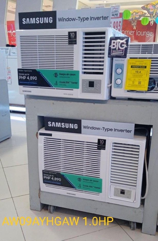 SAMSUNG WINDOW TYPE AIRCON (DIGITAL INVERTER), TV & Home Appliances ...