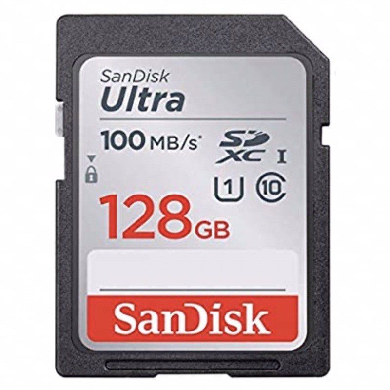 SanDisk 128GB Ultra SDXC UHS-I Memory Card - 100MB/s, C10, U1, Full HD, SD Card - SDSDUNR-128G ...
