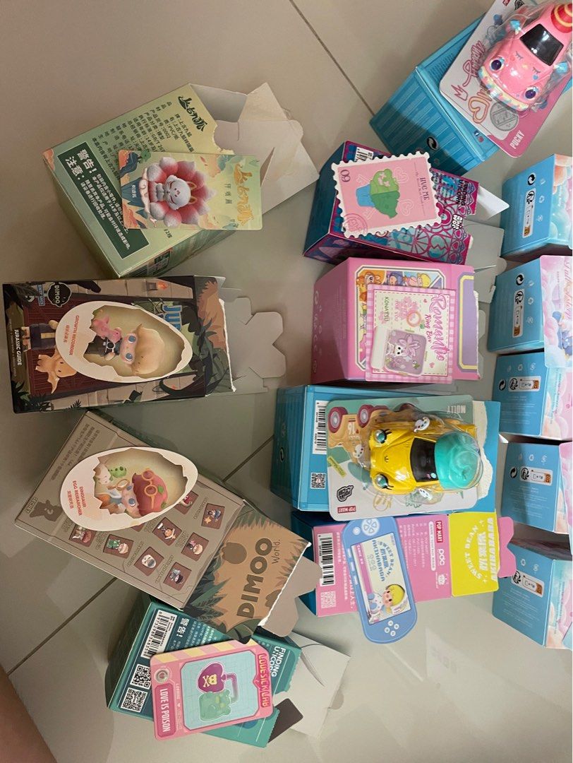 sanrio falling asleep dimoo jurassic world shinwoo popmart bumper car ...