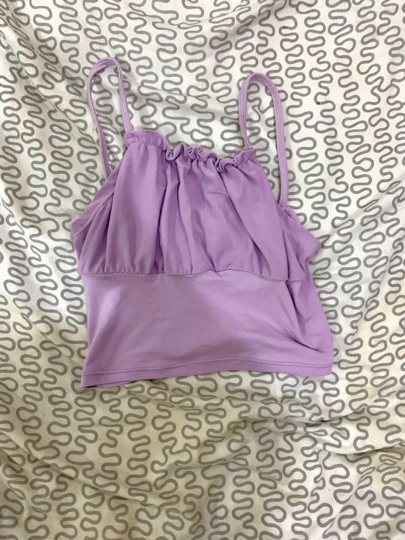 SCRUNCH TOP, Women's Fashion, Tops, Sleeveless on Carousell