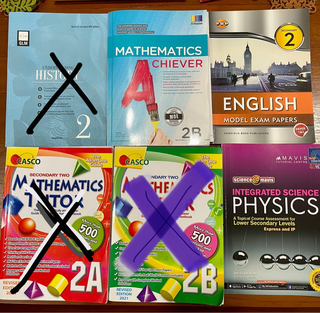 Sec 2 Express assessment books (all 5 books), Hobbies & Toys, Books ...