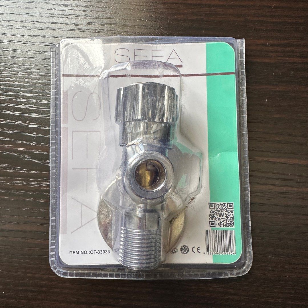 Sefa Two Way Angle Valve, Furniture & Home Living, Home Improvement ...