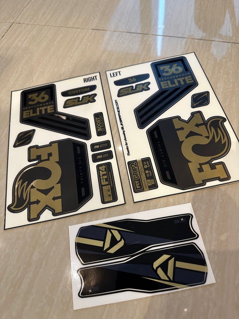 Slik Fox 36 Elite Decal, Sports Equipment, Bicycles & Parts, Parts ...