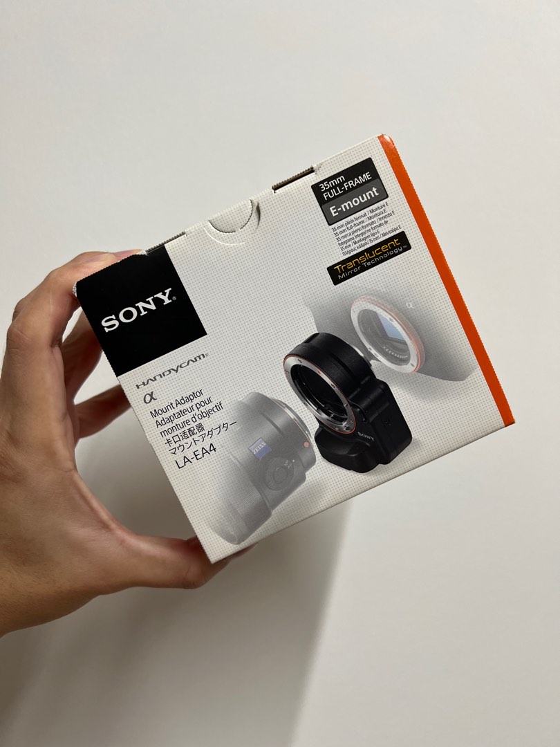 Sony LA-EA4 E Mount to A Mount Converter, Photography, Photography ...