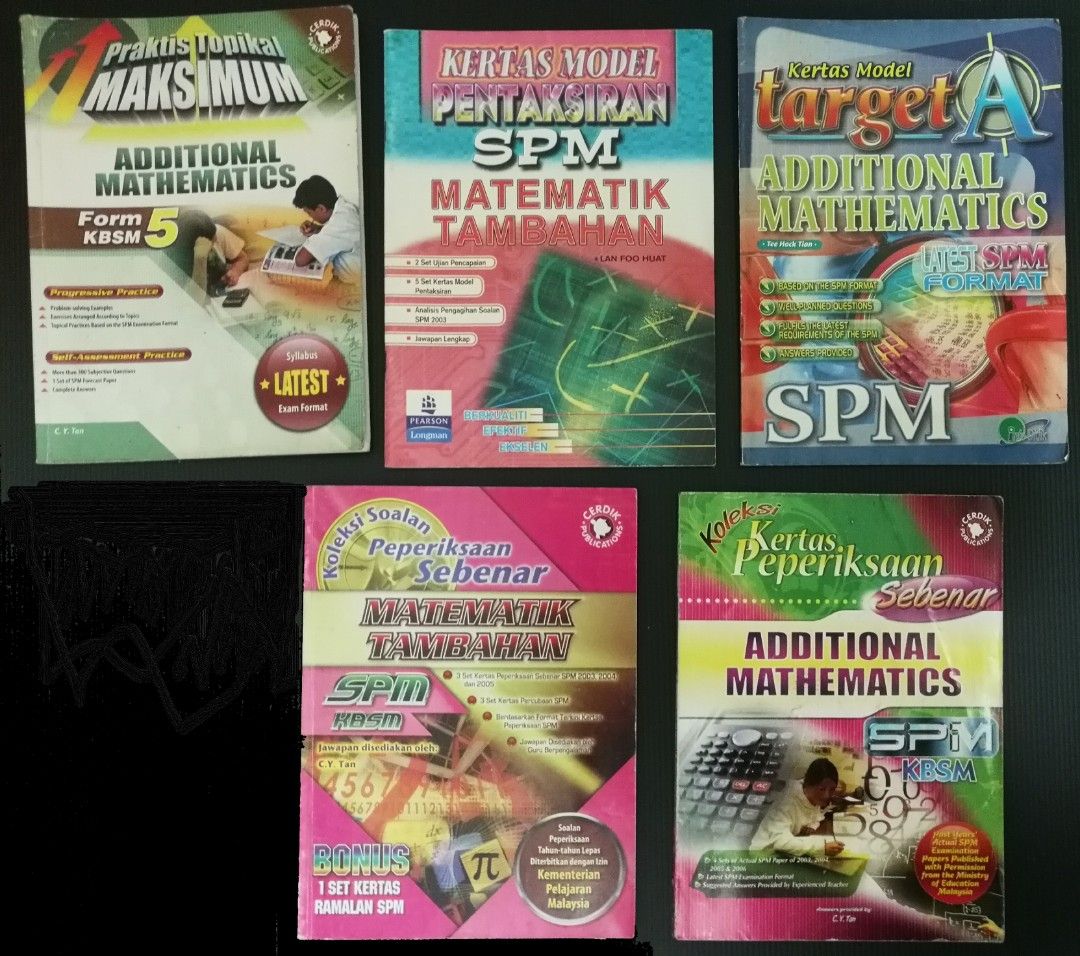 SPM Matematik Tambahan - kertas model peperiksaan, Hobbies & Toys, Books & Magazines, Textbooks ...
