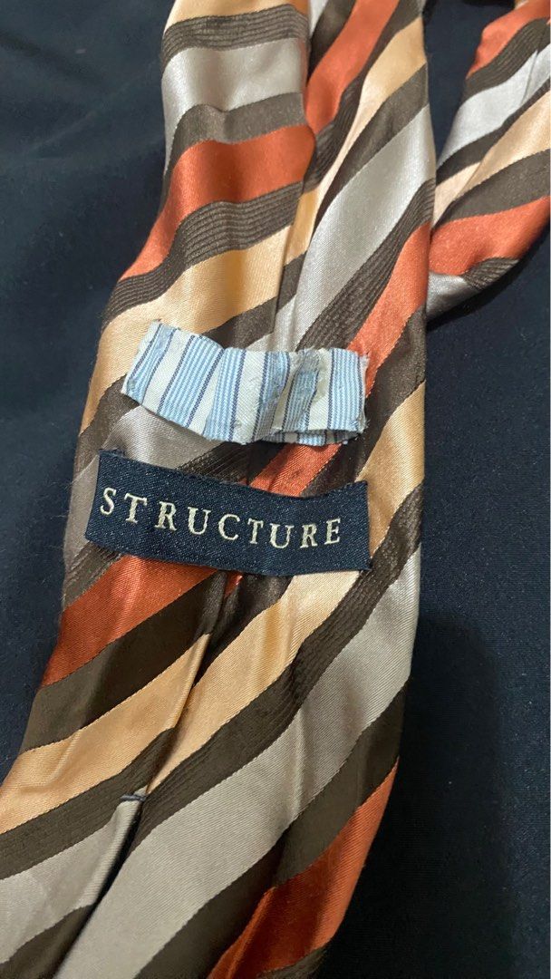Structure Necktie, Men's Fashion, Watches & Accessories, Ties on Carousell