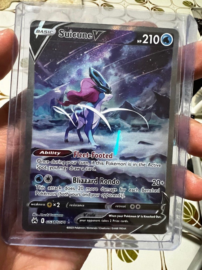 Suicune V crown zenith, Hobbies & Toys, Toys & Games on Carousell