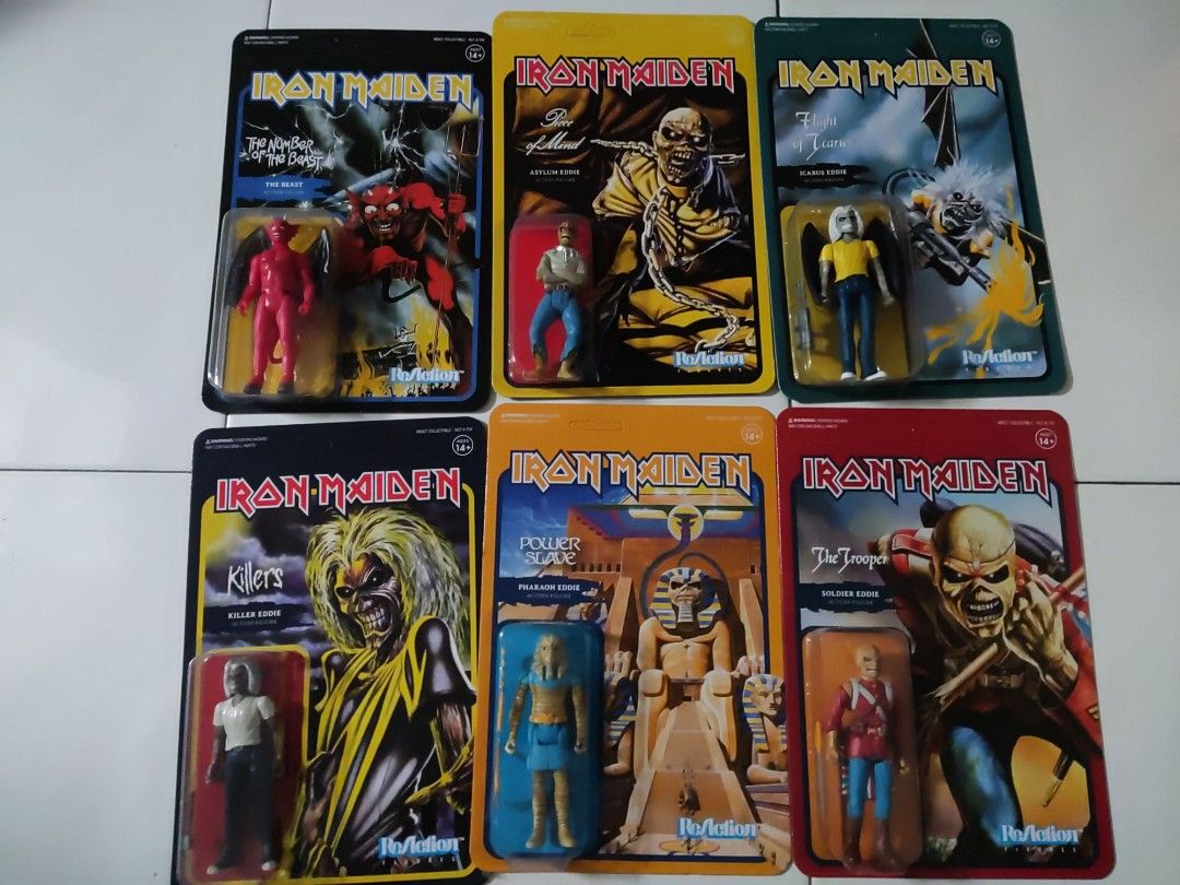 Super7 Iron Maiden Reaction Figures LOT, Hobbies & Toys, Toys & Games ...