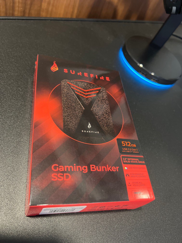 Surefire 512GB Gaming Bunker SSD, Computers & Tech, Parts & Accessories, Hard Disks ...