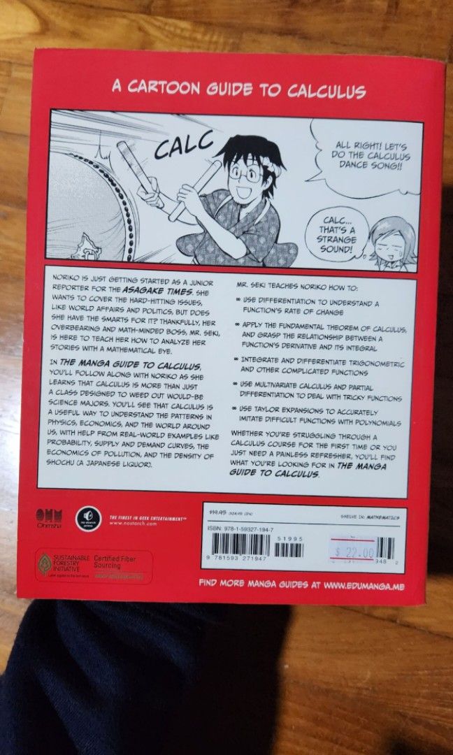 The manga guide to calculus book, Hobbies & Toys, Books & Magazines ...