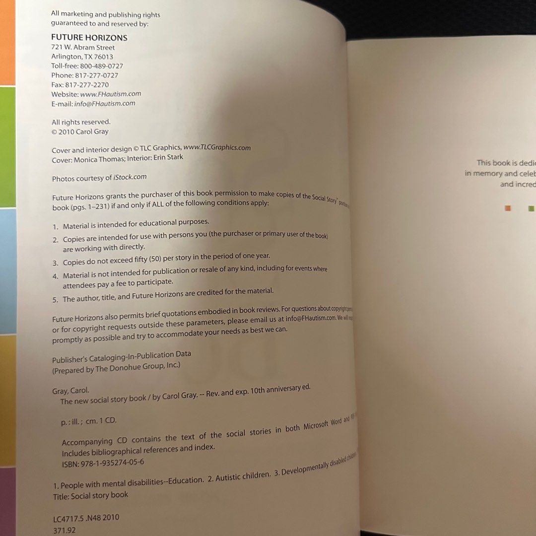 The New Social Story Book, Hobbies & Toys, Books & Magazines, Fiction ...