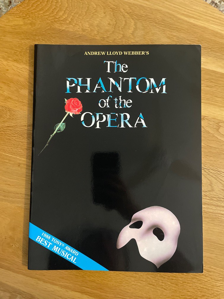 The Phantom of the Opera Piano book, Hobbies & Toys, Music & Media ...