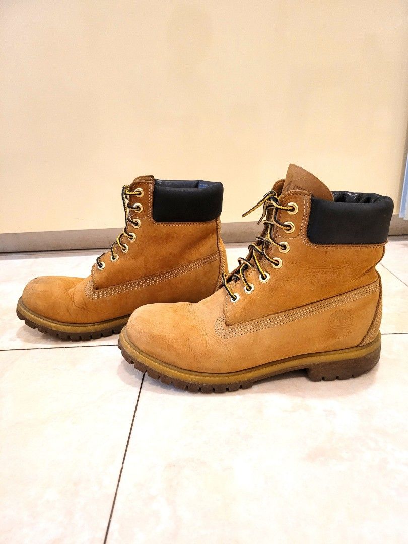 Timberland boots 45th Anniversary, Fesyen Pria, Sepatu , Sepatu Boot di ...