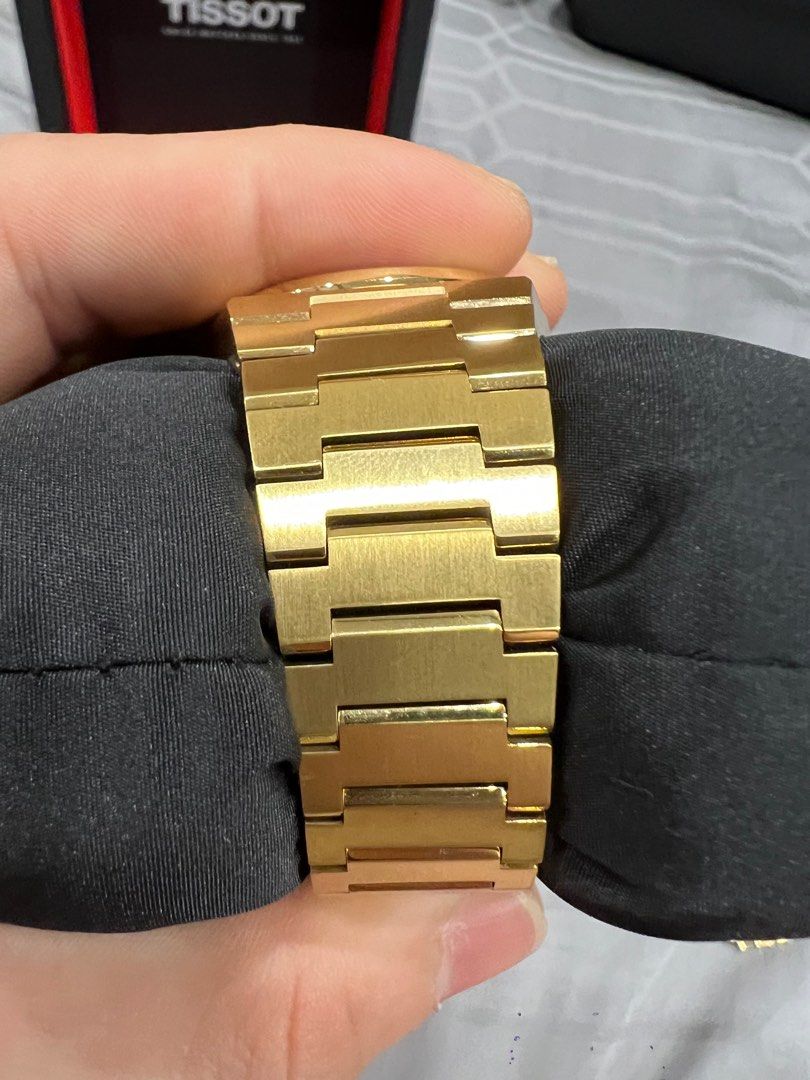 Tissot PRX Yellow gold 36mm, Luxury, Watches on Carousell