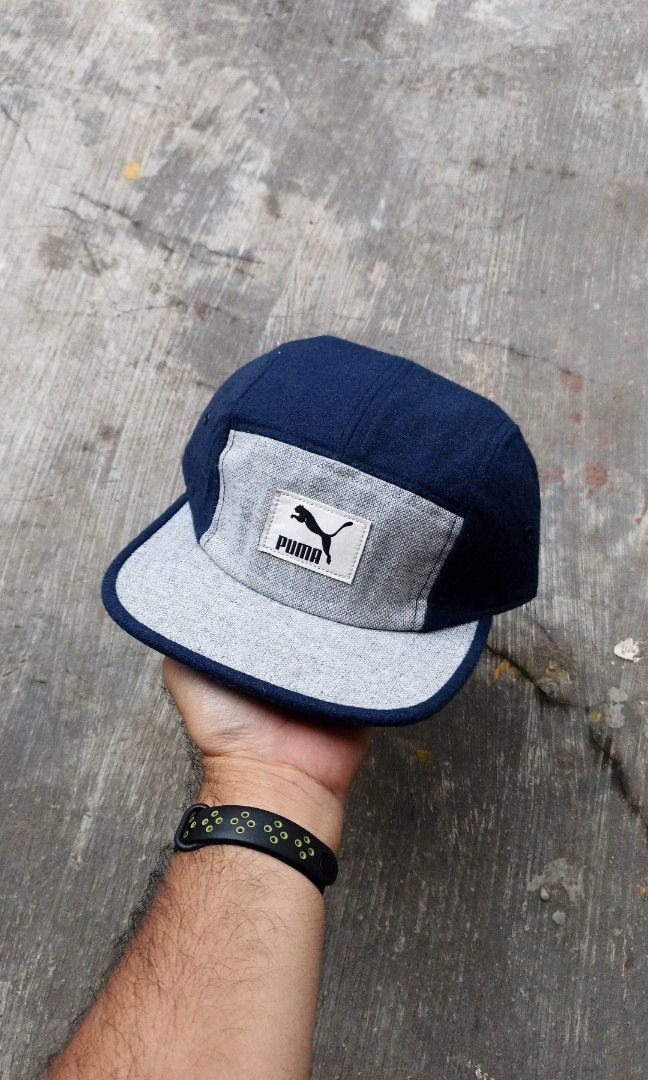 TOPI PUMA 5 PANEL WOOL CAP ORIGINAL, Fesyen Pria, Aksesoris, Topi di ...