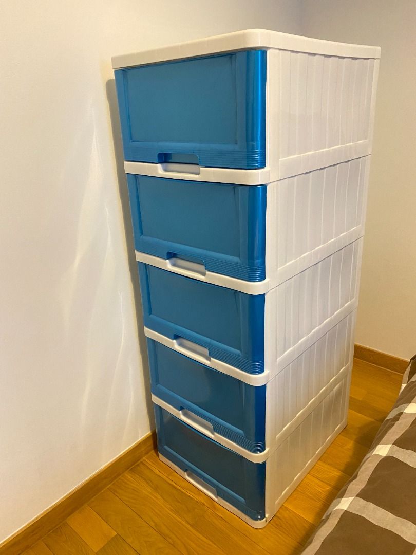 TOYOGO 5-Tier Storage Cabinet with Drawers, Furniture & Home Living ...