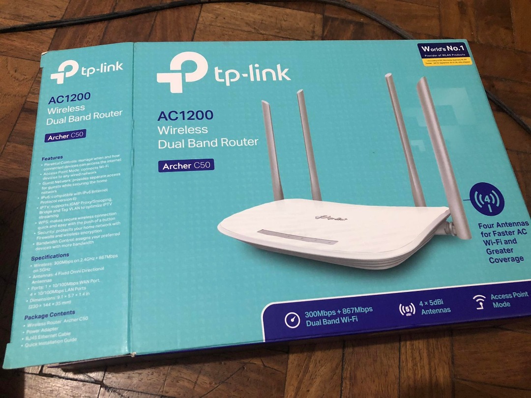 tp-link Archer C50 AC1200, Computers & Tech, Parts & Accessories ...