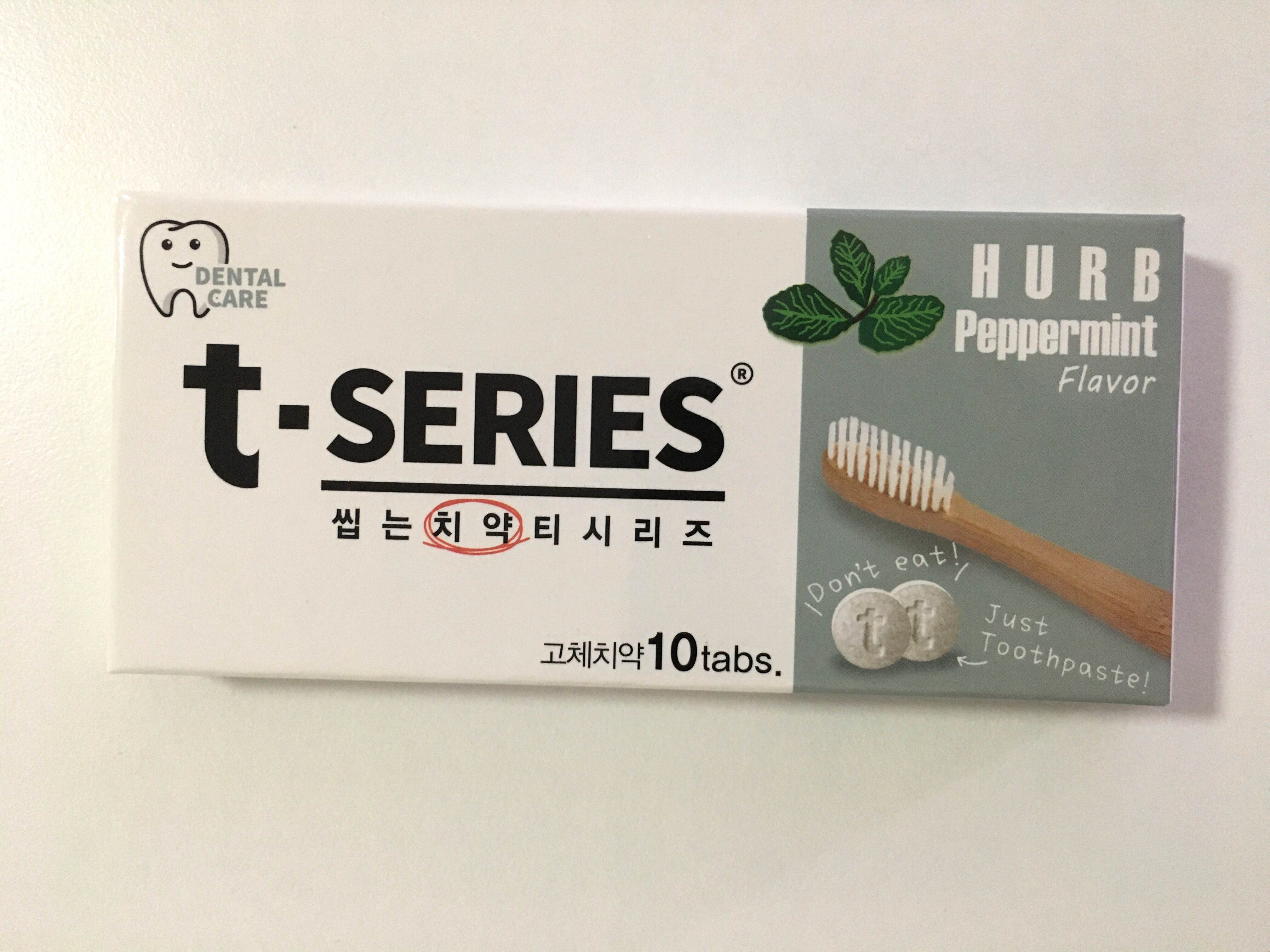 T-SERIES Solid Chewable Toothpaste Tablet-typed 10 Tabs, Beauty ...