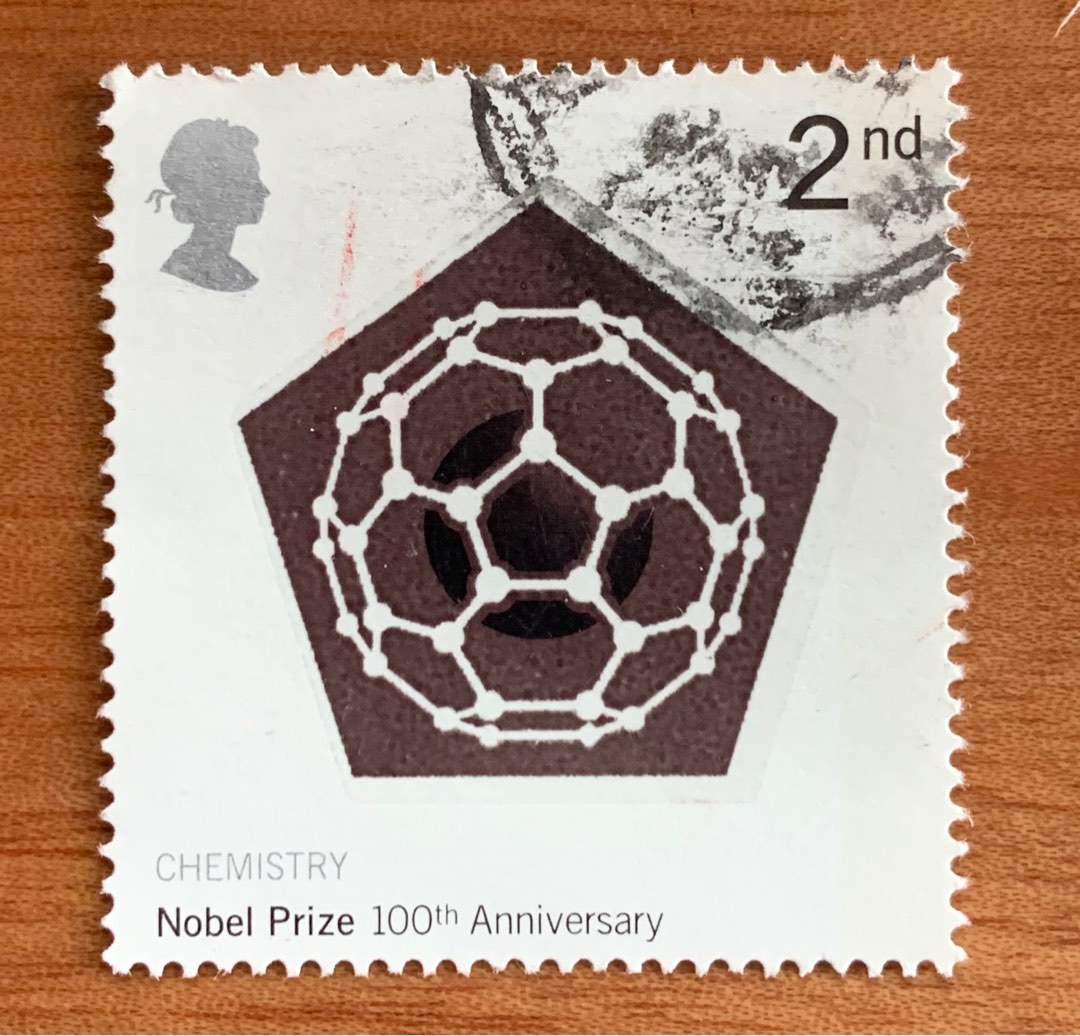 UK stamp 100 years Nobel Prize Chemistry - Molecule & Atom, Hobbies ...