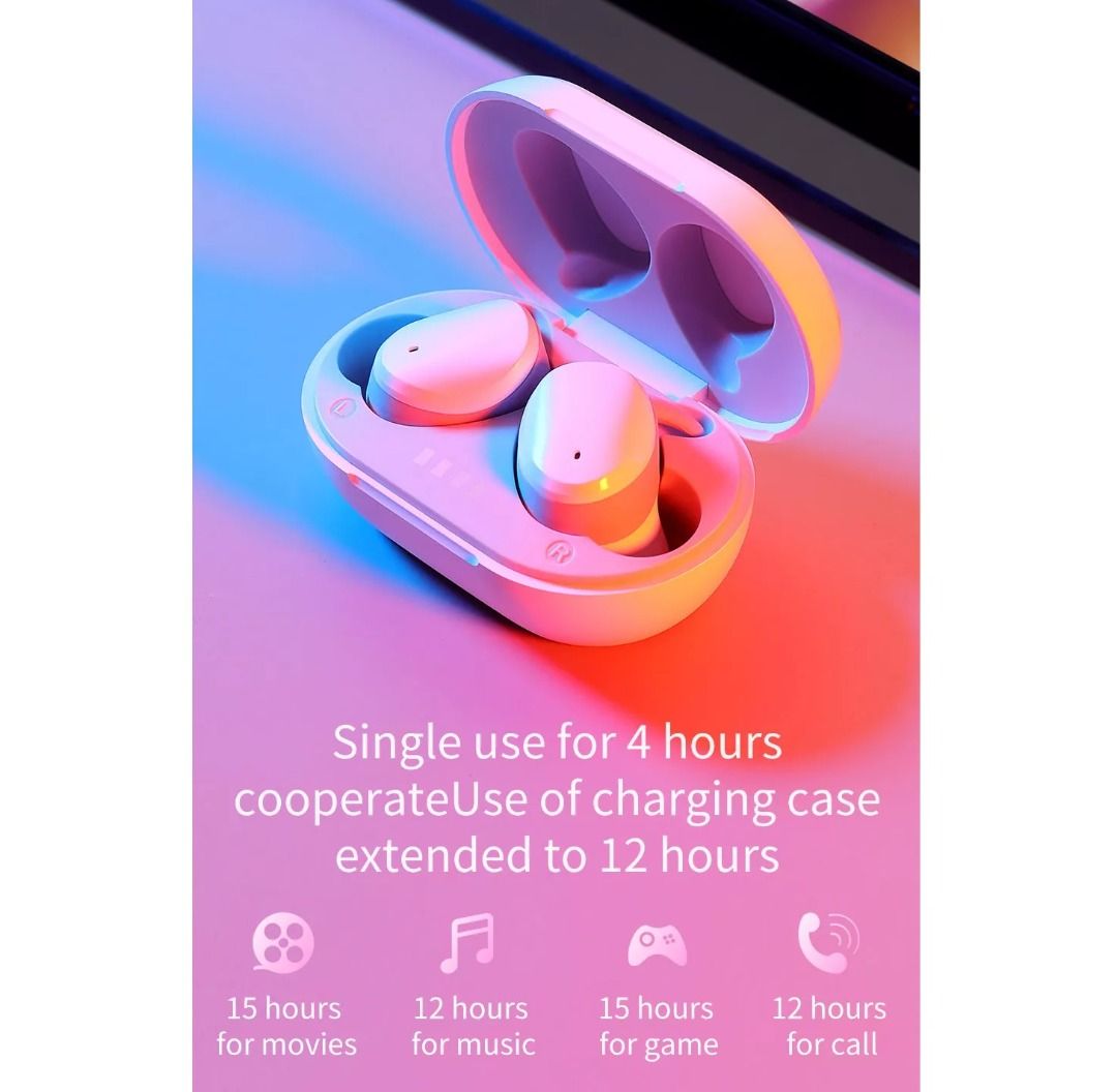 V98 USB C 觸控低音 6D 防水無線耳塞 galckp V98 USB C Touch Control Bass 6D ...