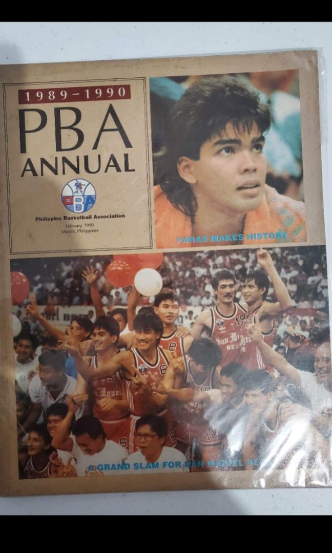 VINTAGE 1989-90 PBA ANNUAL, Hobbies & Toys, Memorabilia & Collectibles ...