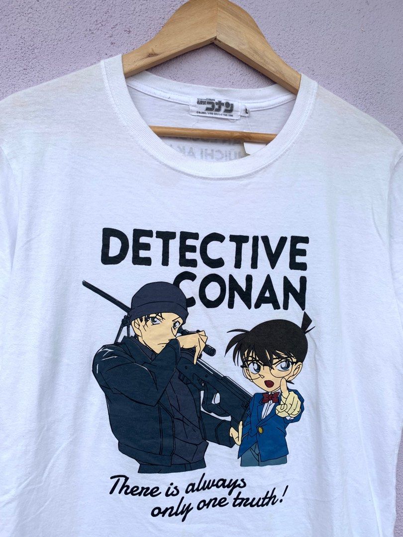 Vintage Detective Conan Tshirt, Men's Fashion, Tops & Sets, Tshirts ...