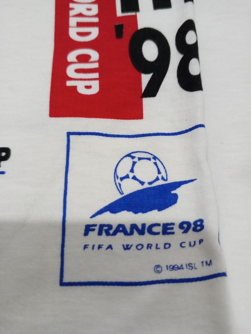 Vintage France 98 FIFA World Cup, Men's Fashion, Activewear on Carousell