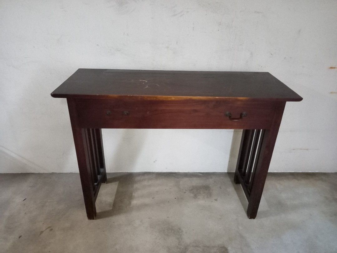 Vintage Wooden Side Table, Furniture & Home Living, Furniture, Tables ...