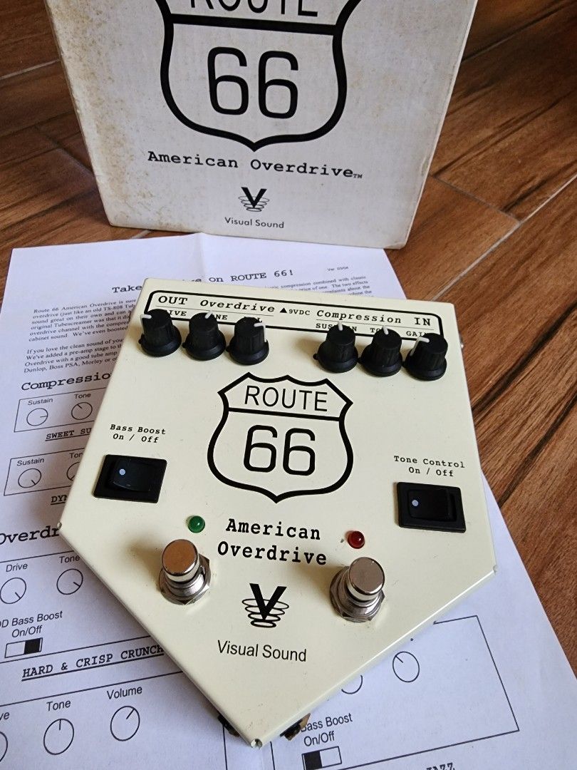 Visual Sound Route 66 Overdrive + Compressor, Hobbies & Toys, Music ...