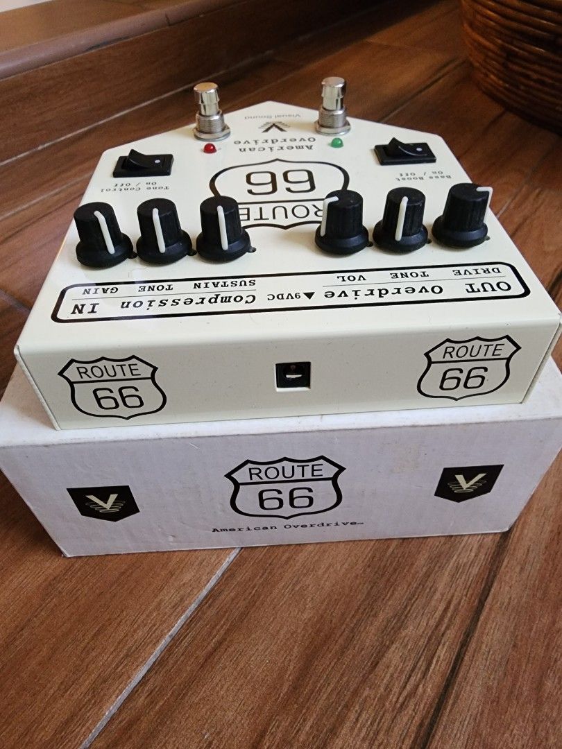 Visual Sound Route 66 Overdrive + Compressor, Hobbies & Toys, Music ...