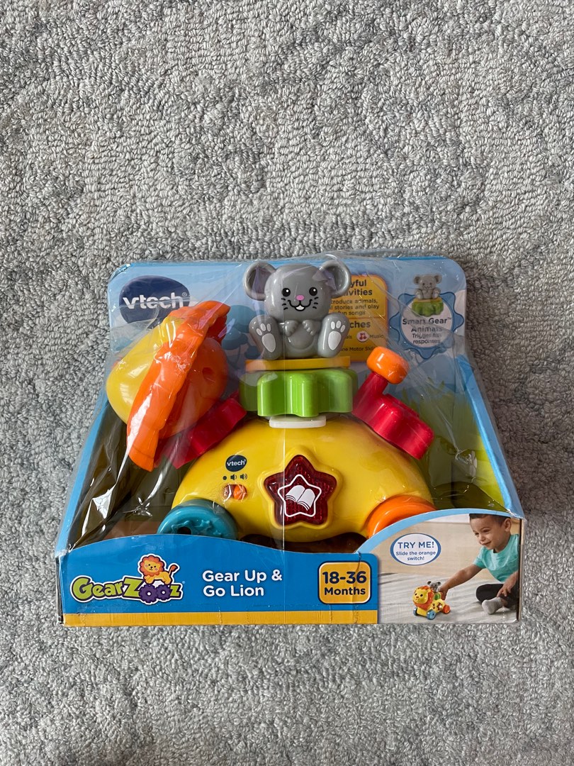 Vtech Gear Up & Go Lion baby / toddler toy, Babies & Kids, Infant ...
