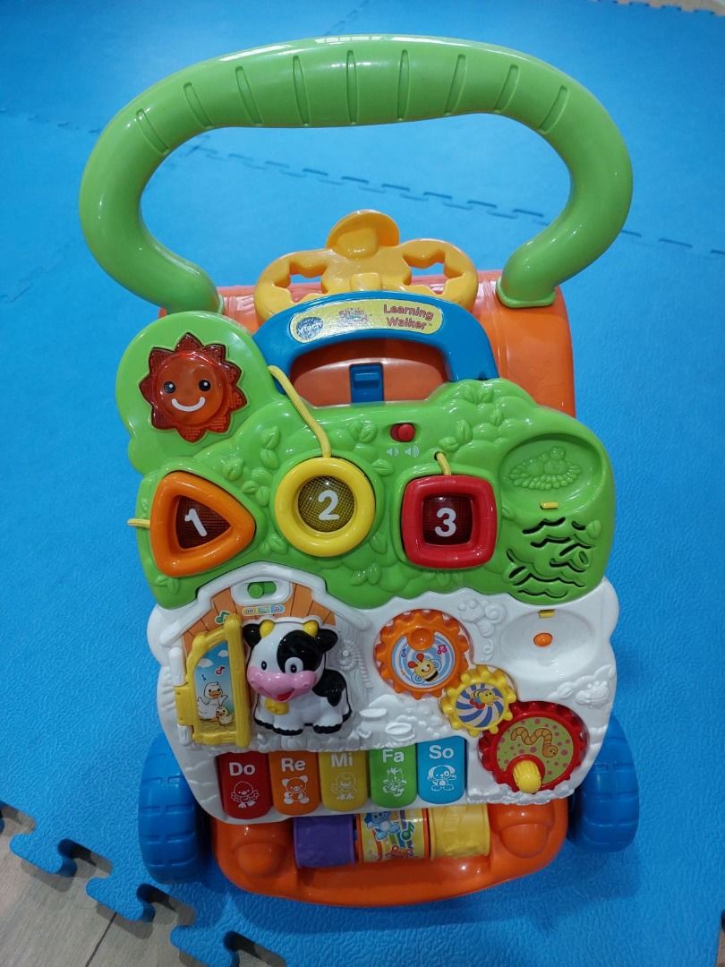 Vtech Learning Baby Push Walker Toys for Boys Girls - wheels in ...