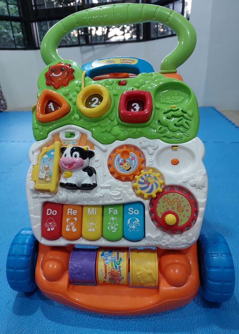 Vtech Learning Baby Push Walker Toys for Boys Girls - wheels in ...