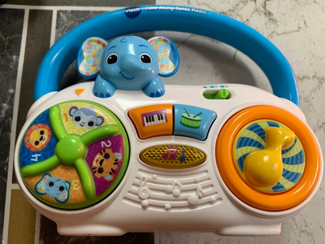 Vtech Take Along Tune Radio, Hobbies & Toys, Toys & Games on Carousell