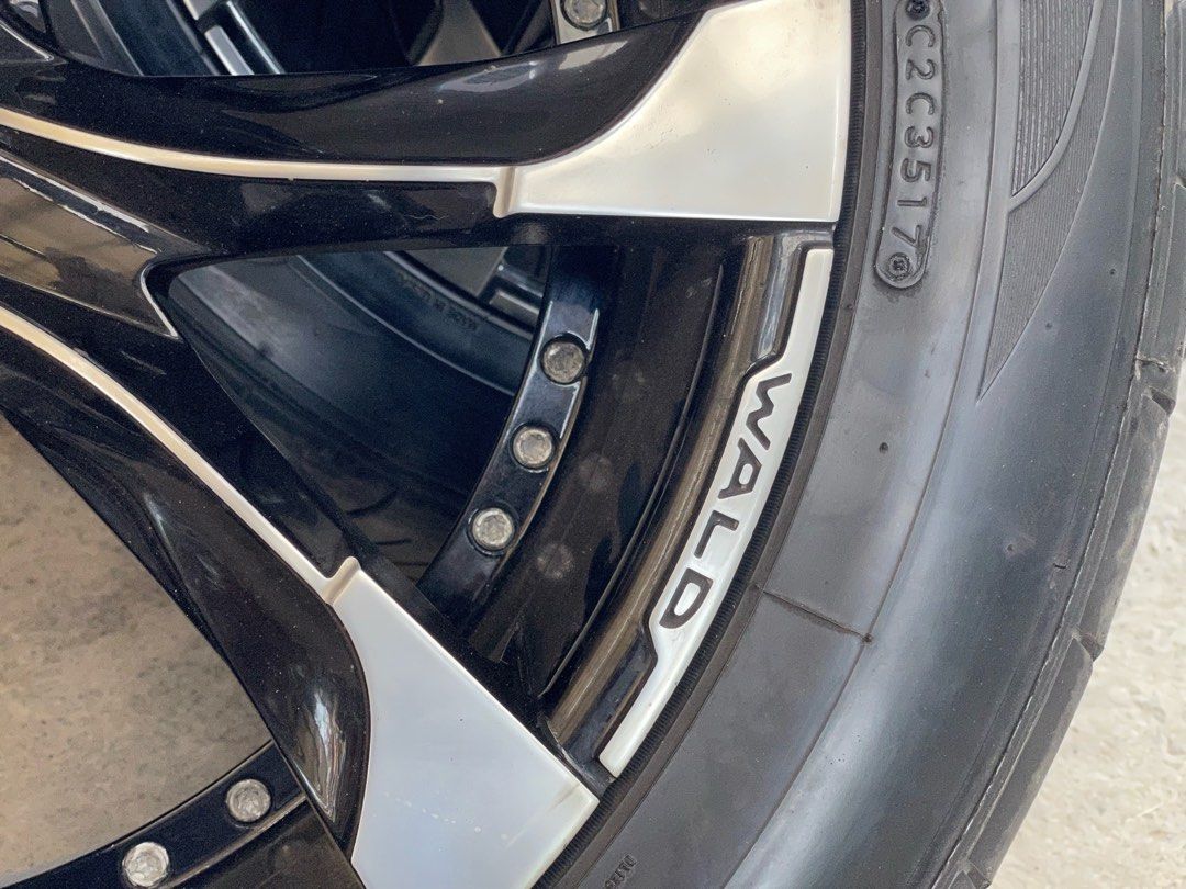 WALD Japan 22s nitto 420s LC200 LC100 LX570, Car Parts & Accessories ...